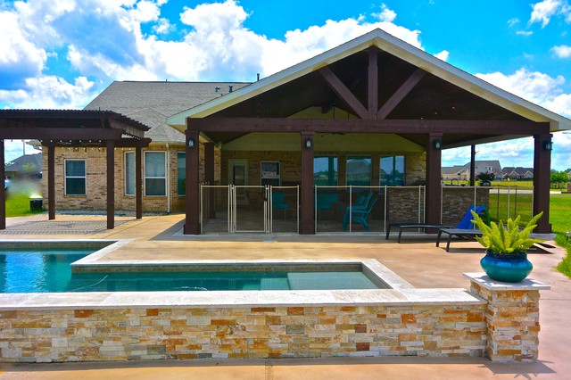 Patio Covers - Traditional - Pool - Houston - by By Design ...