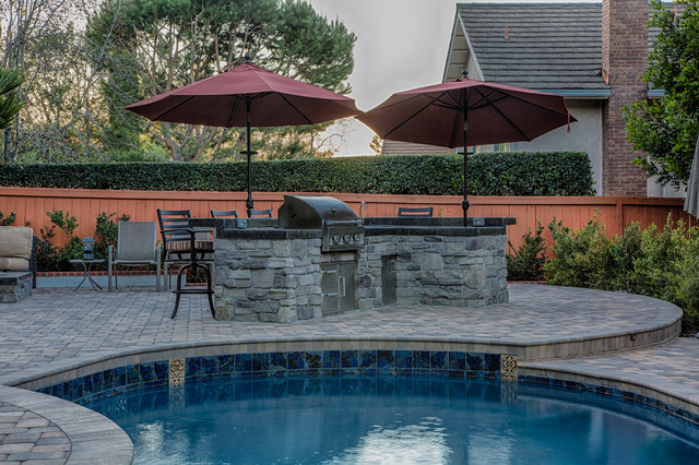 Paver installed over pool deck - Pool - Orange County - by ...