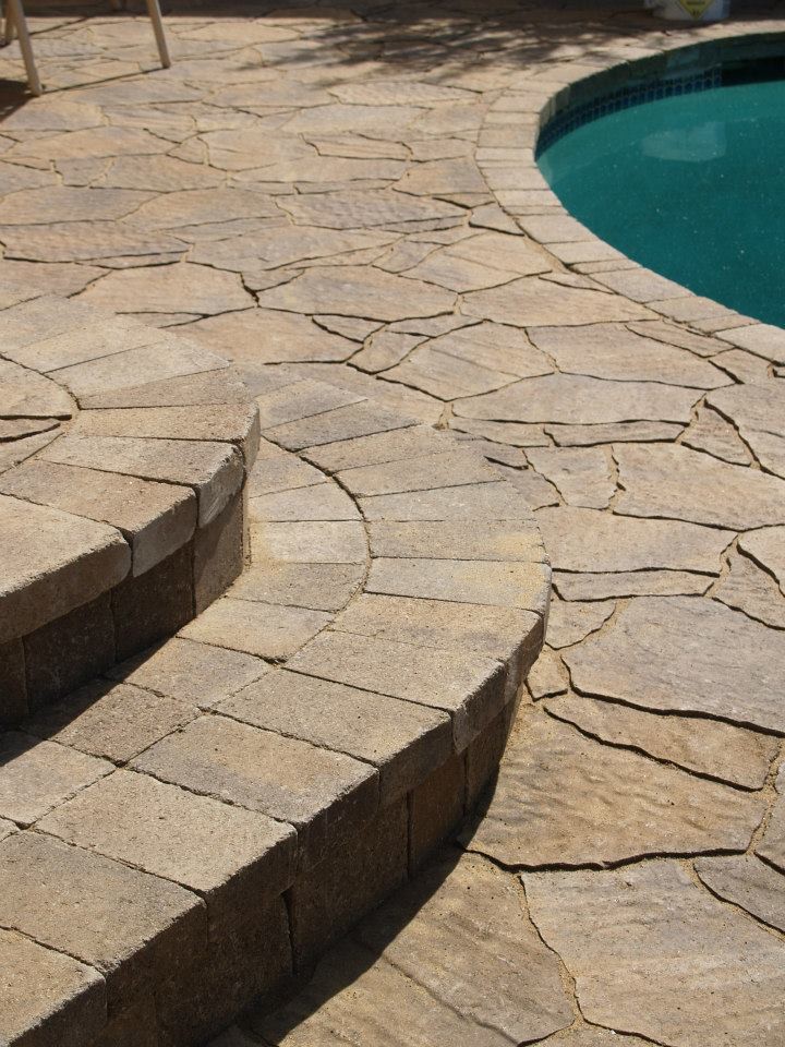Paver Pool Deck - Mediterranean - Pool - San Francisco - by The Legacy ...