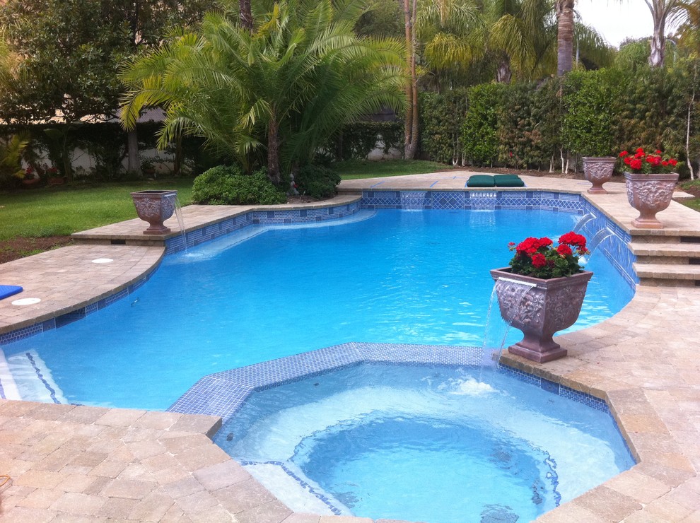 Pebble Fina Bella Blue - Contemporary - Pool - Los Angeles - by M ...
