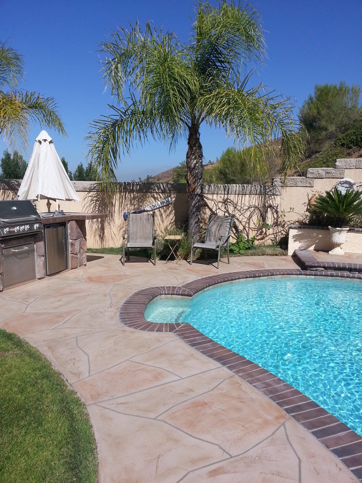 Pebblestone Decks & Pools - Swimming Pool & Hot Tub - Los Angeles - by Alonzo Deck Resurfacing ...