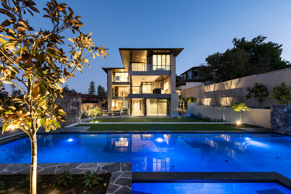 Peppermint Grove Pool/Spa - Modern - Pool - Perth - by Exclusive Pools ...