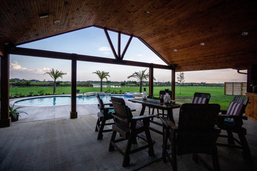 Perez Family - Tropical - Pool - Houston - by Richard's Total Backyard ...