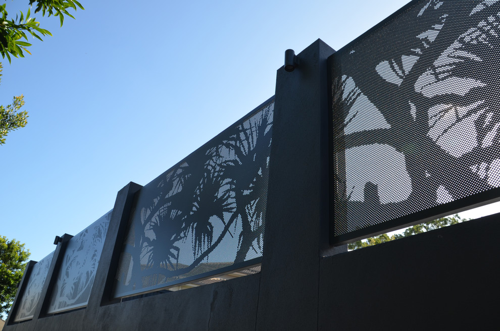 Perforated Pool Fence - Beach Style - Pool - Brisbane - by DSD ...