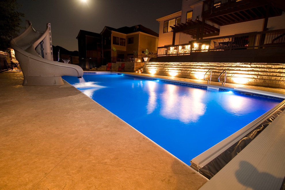 Peterson Fire Pit - Contemporary - Pool - Chicago - by Solomon Colors ...