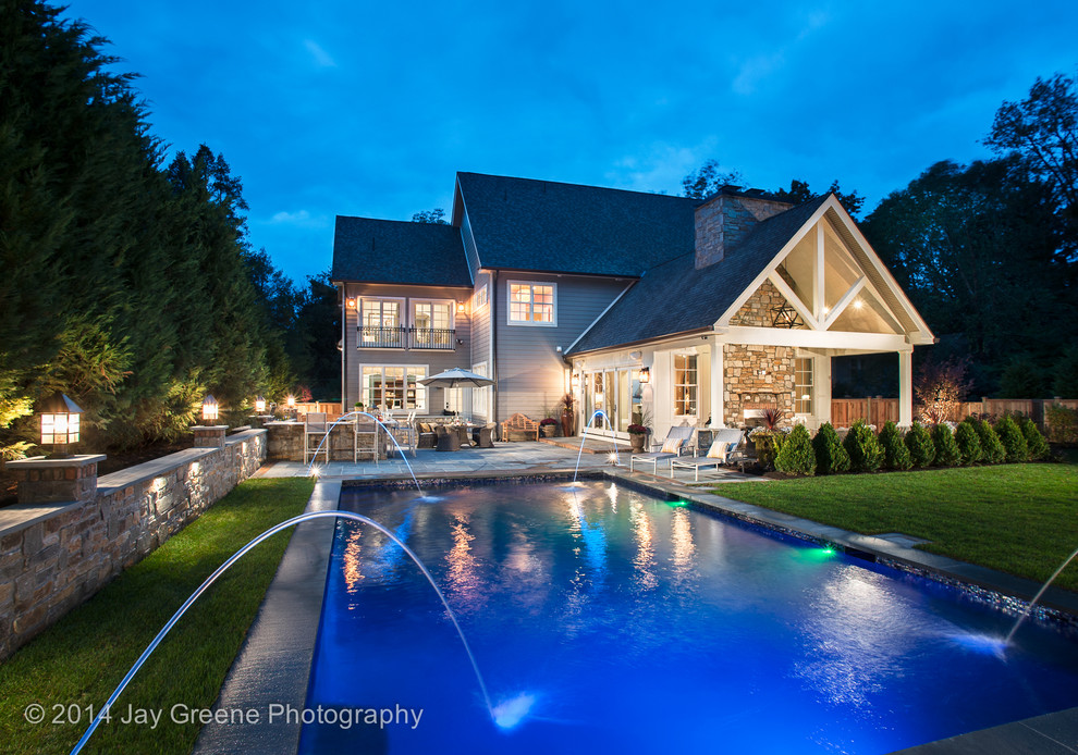 Philadelphia Magazine Design Home 2014 - Traditional - Pool ...