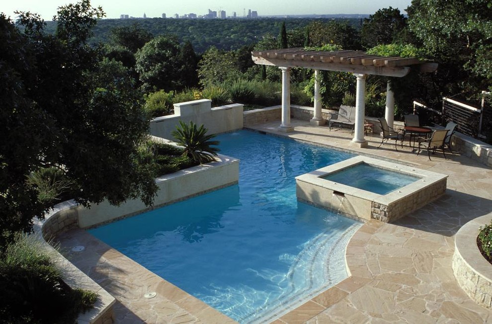 Photos of our work - Mediterranean - Pool - Austin - by Johnson Custom Pools | Houzz