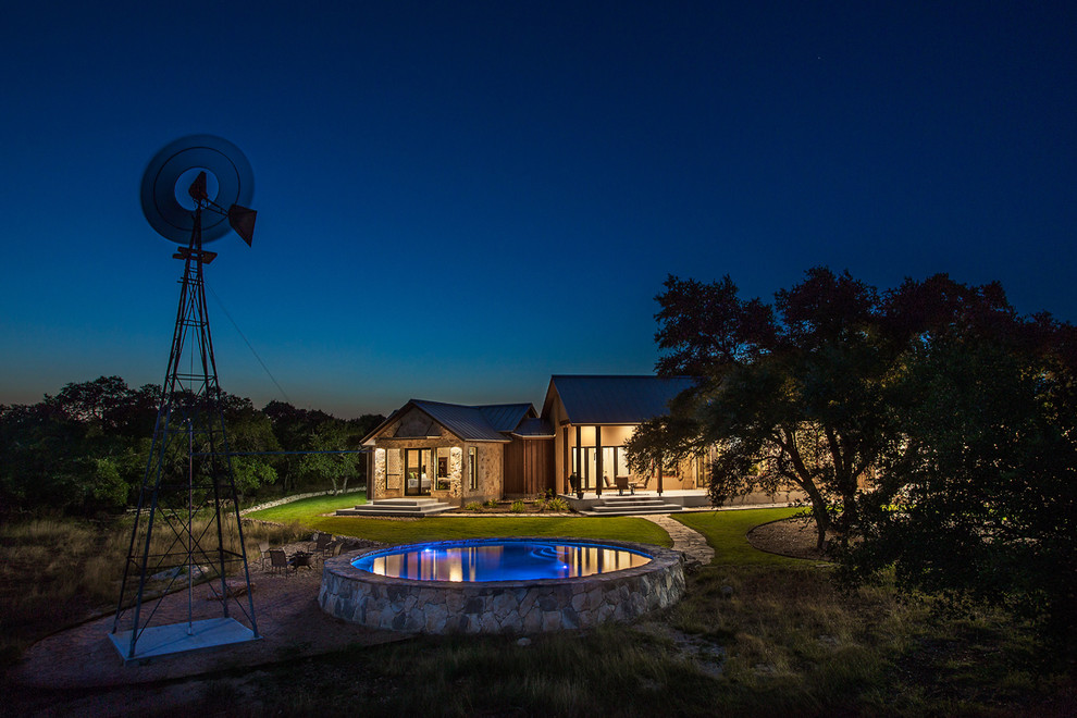 Pila Blanca - Rustic - Pool - Other - by Artesian Custom Pools, INC | Houzz