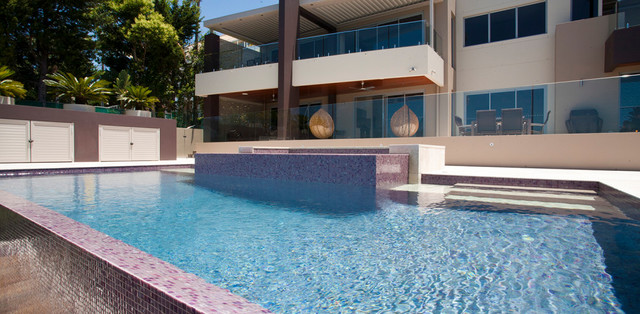 Pink Pool Tiles - Not as strange as it sounds. - Modern - Pool - Sydney ...