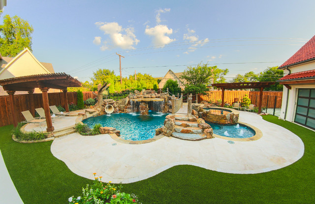Pirates Themed Pool - Tropical - Pool - Dallas - by AquaTerra Outdoors ...