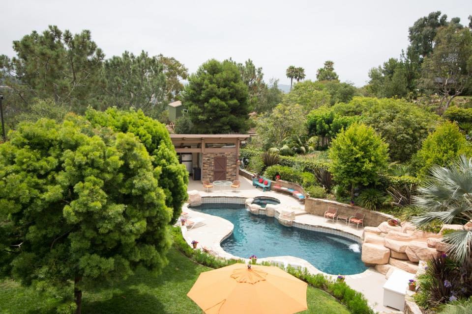Polished Marble Finish | Hydrazzo "Maui Midnight" - Traditional - Pool ...