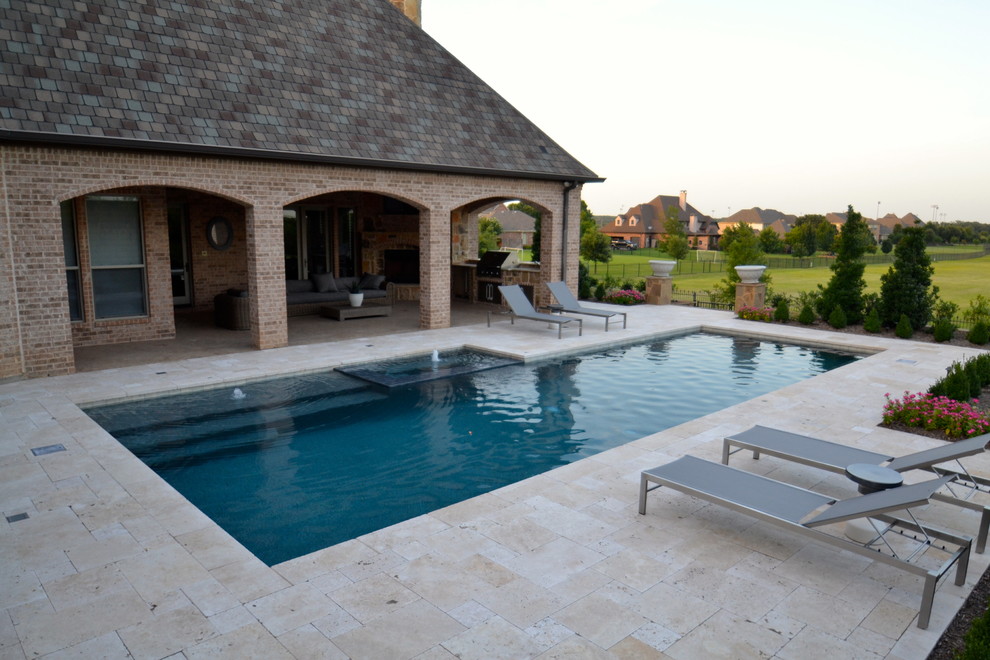 Polished Minimalism - Pool - Dallas - by Claffey Pools | Houzz