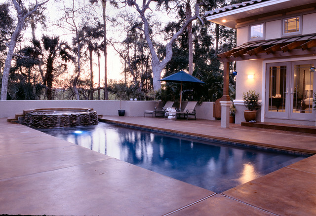 Ponte Vedra Beach Residence 1 - Mediterranean - Swimming Pool & Hot Tub ...