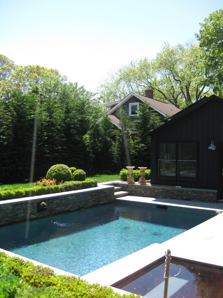 Pool & Poolhouse - Contemporary - Pool - New York - by Paul Rice ...