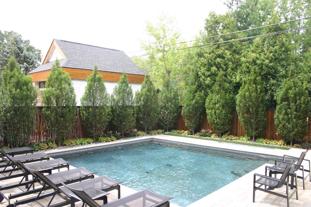 Pool & Privacy Screen - Contemporary - Pool - Detroit - by Great Lakes ...