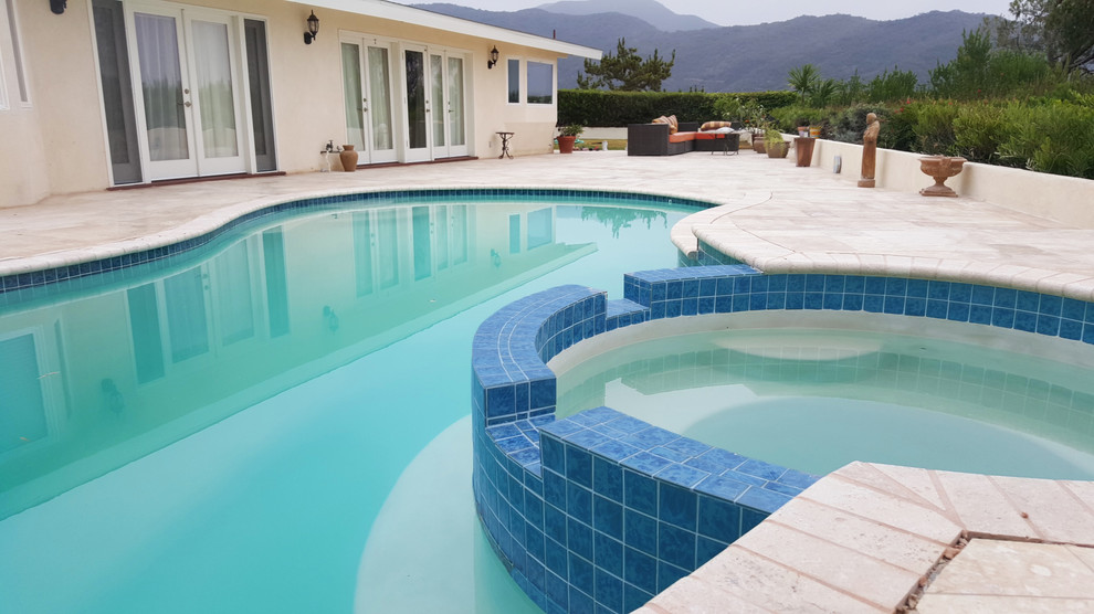 Pool & Spa Remodeling | Pacific Palisades - Modern - Swimming Pool ...