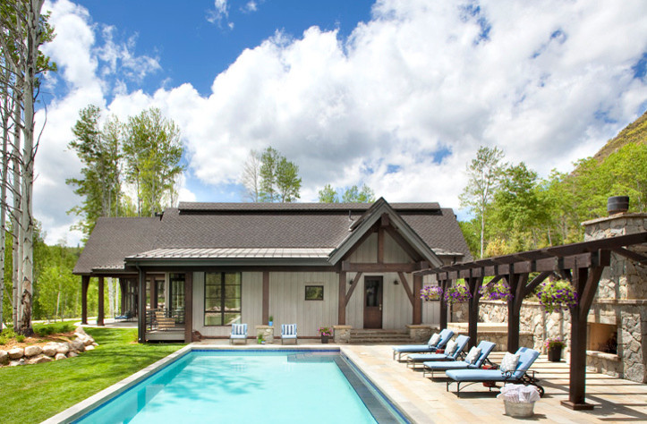Pool Area - Contemporary - Pool - Denver - by Vertical Arts ...