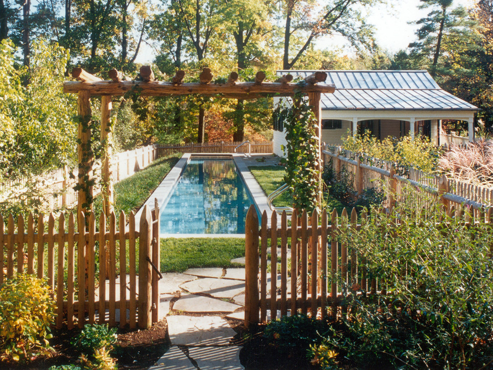 Pool Cottage & Gardens - Transitional - Pool - Philadelphia - by Reed ...