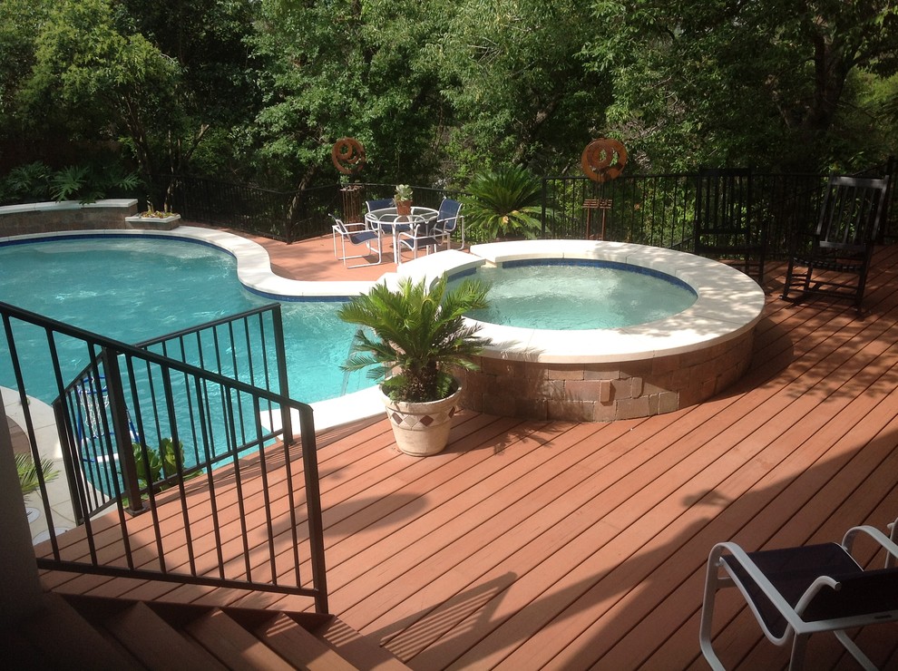 Pool deck - Traditional - Pool - Austin - by Centex Decks and Outdoor ...