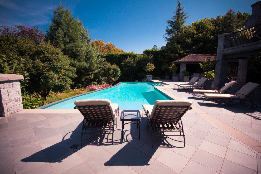 Pool Deck - Traditional - Pool - Vancouver - by Euro Canadian ...