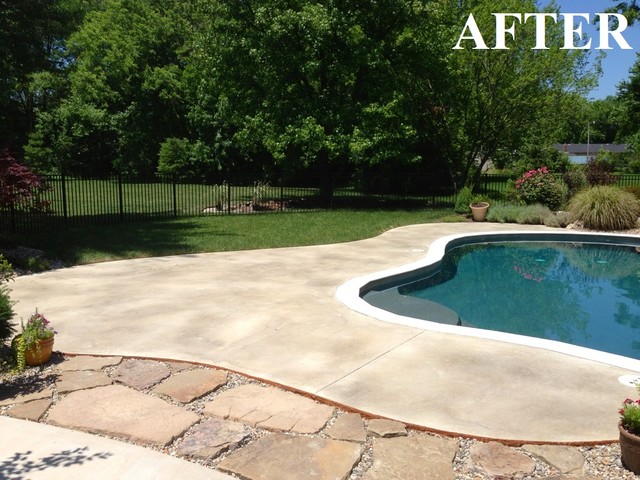 Pool Deck Finishes - Contemporary - Pool - St Louis - by Gateway Elite ...
