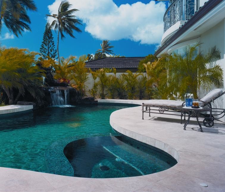 Pool Deck in Authentic Durango Veracruz™ - Tropical - Pool - Phoenix ...
