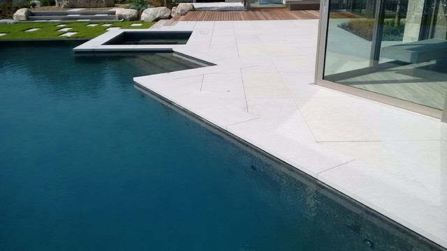 Pool deck. Limestone. - Modern - Pool - Vancouver - by Tavo Stone ...