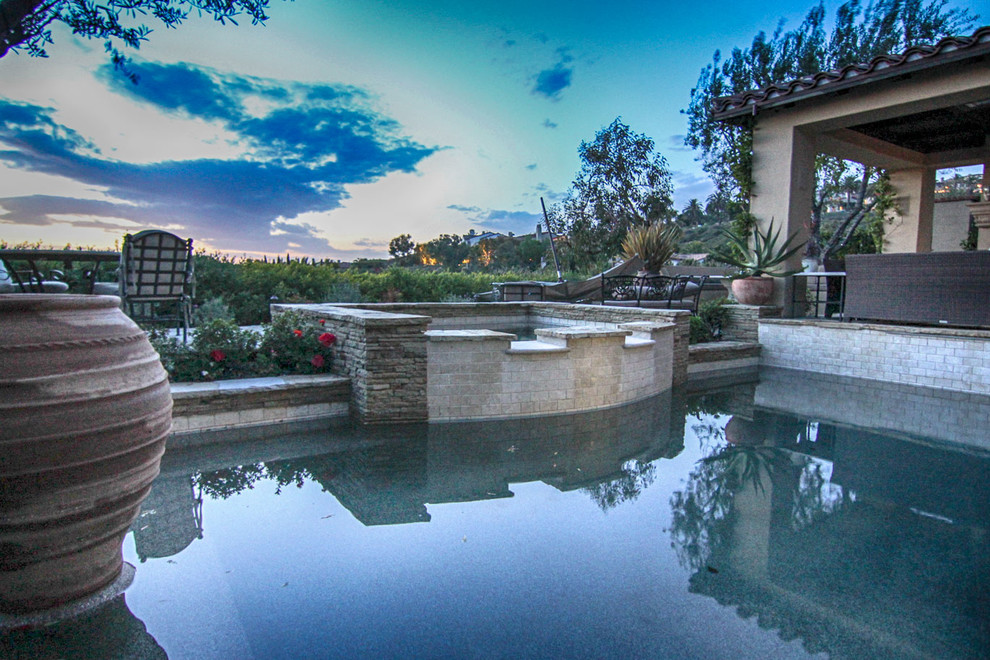 Pool Deck - Mediterranean - Pool - Orange County - by MDM SCAPES INC ...