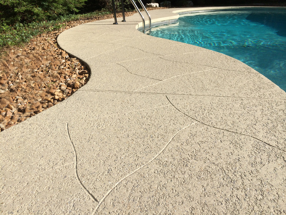 Pool Deck Scoreline - Contemporary - Pool - St Louis - by Decorative ...