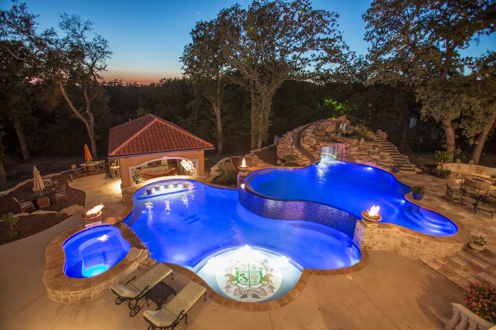 Pool Design | Oklahoma - Traditional - Pool - New York - by Hayward ...