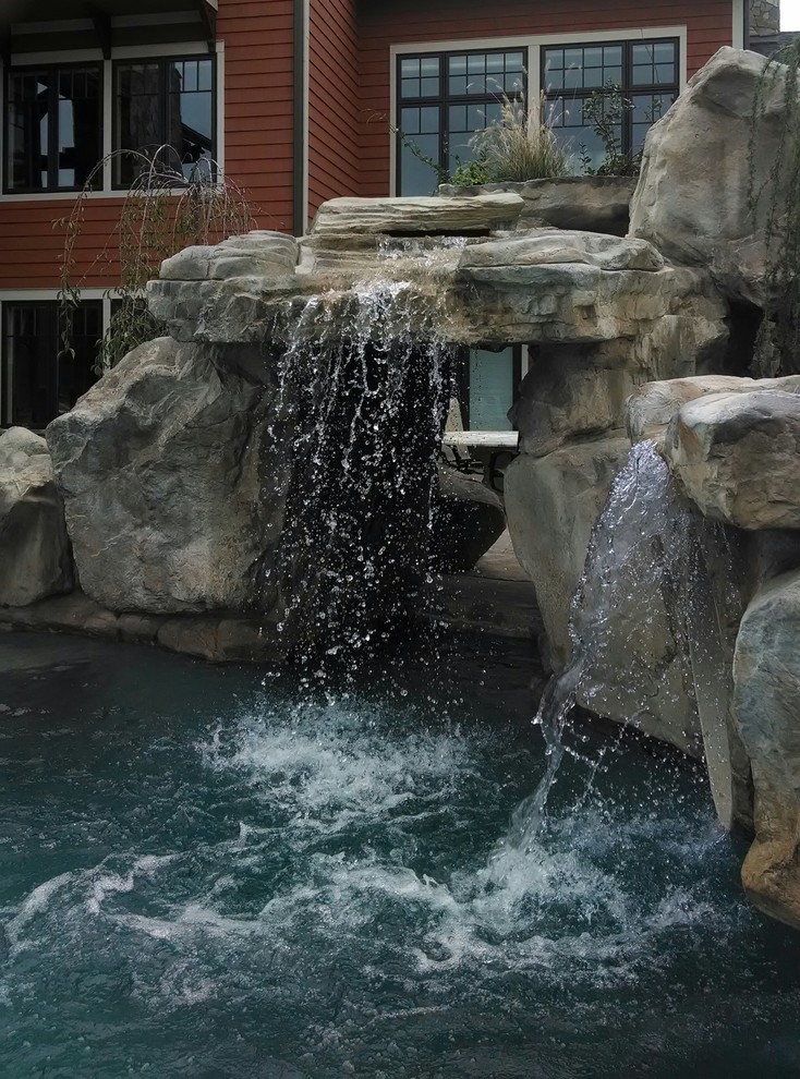 Pool Grottos/Wine Caves - Tropical - Pool - Charlotte - by Creative ...