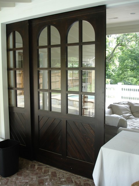 Pool House barn doors - Classique - Piscine - Nashville - par Just ...