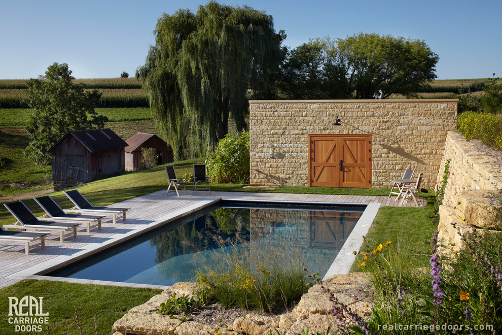 Pool House Doors - Mediterranean - Pool - Seattle - by User | Houzz
