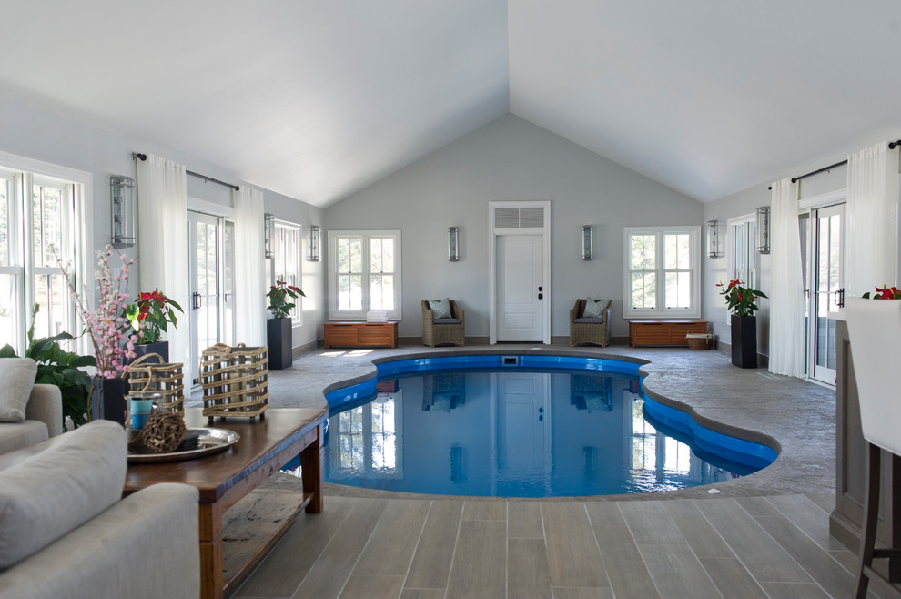 Pool House - Beach Style - Pool - Toronto - by LemonTree & Co ...