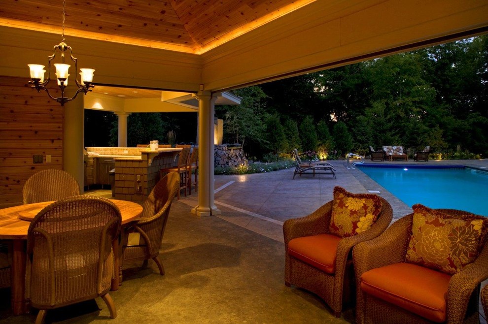 Pool House - Traditional - Pool - Minneapolis - by Stonewood, LLC | Houzz