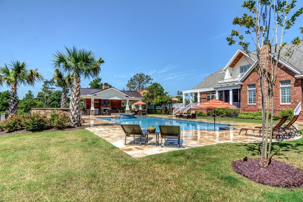 Pool House View - Piscine - Autres périmètres - par Mark Johnson Custom ...