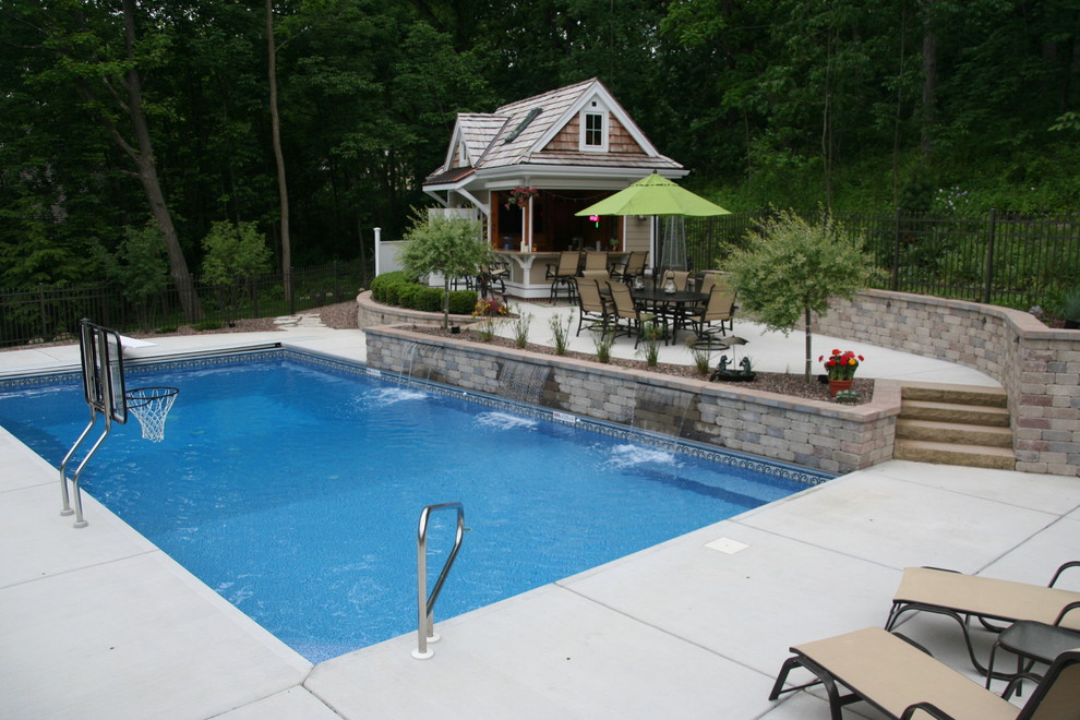 Pool Houses - Traditional - Pool - Milwaukee - by Swimming Pool ...