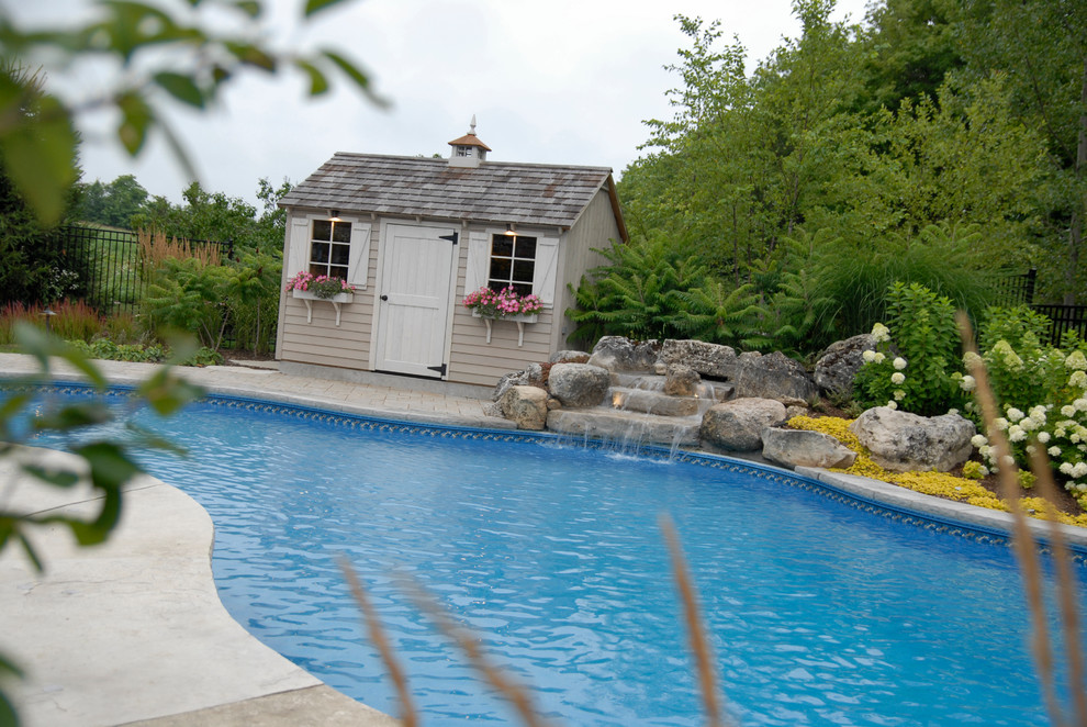 Pool in the Woods - Traditional - Pool - Toronto - by The Landmark ...