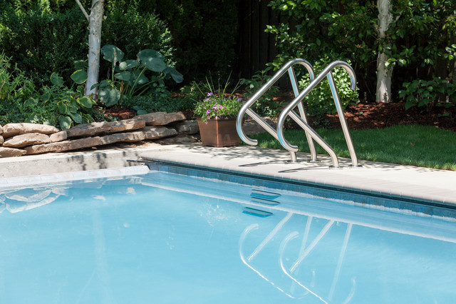 Pool Ladders & Rails - Contemporary - Swimming Pool & Hot Tub ...