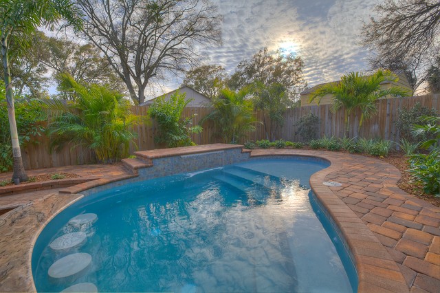 Pool - Tropical - Pool - Tampa - by Landscape-Fusion | Houzz AU