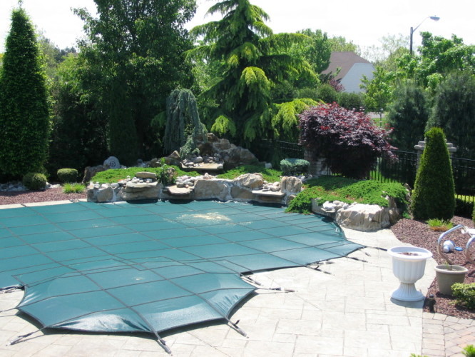 Pool Landscaping - Traditional - Pool - Newark - by Jersey Landscaping ...