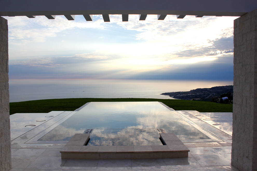 Pool Overlooking the Ocean - Modern - Pool - Los Angeles - by Pacific ...
