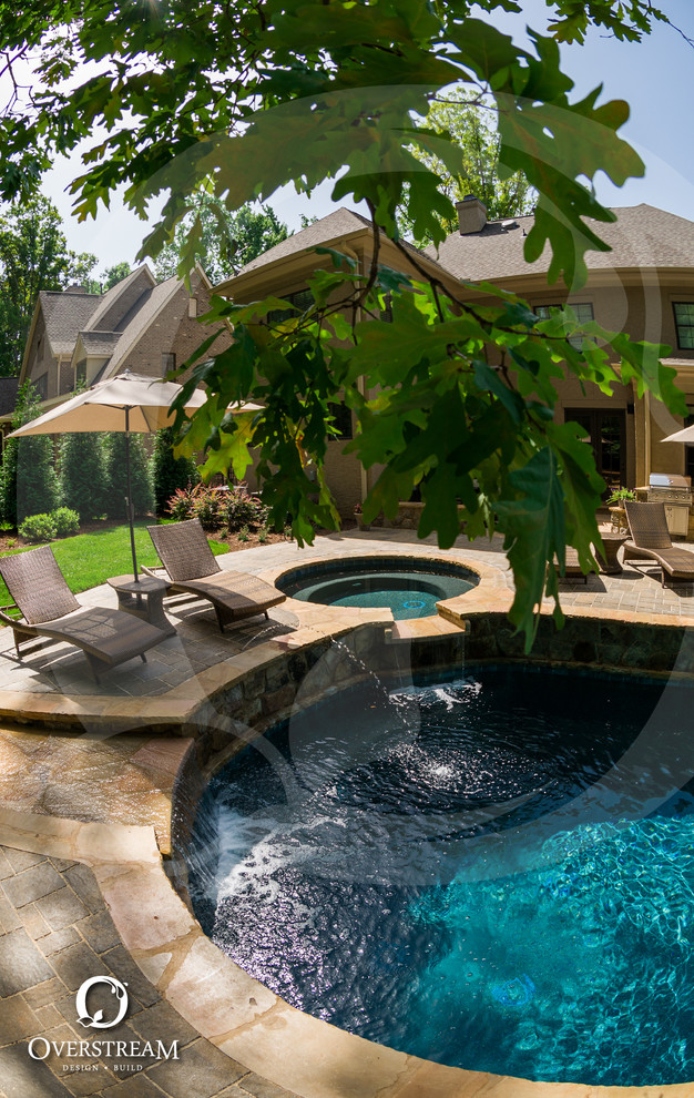 Pool Patio Outdoor Living Project - Tropical - Pool - Charlotte - by ...