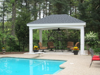 Pool Pavillion - Traditional - Pool - Boston - by Fabrizio Construction ...