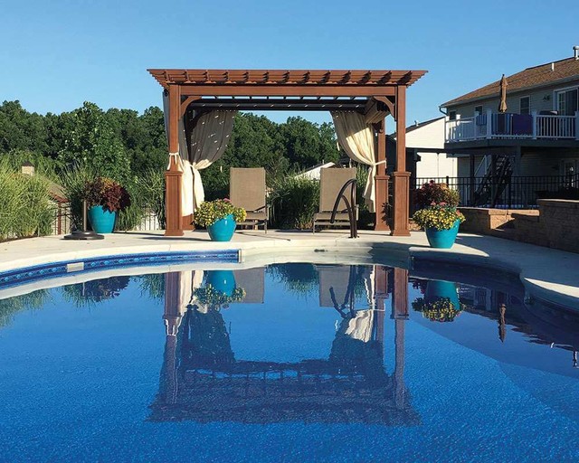 Pool Pergola - Piscine - Autres périmètres - par Amish Country Gazebos ...