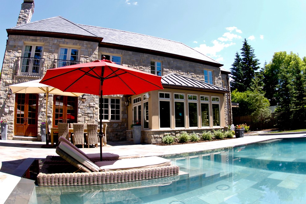 Pool Project - Traditional - Pool - Calgary - by Rocky Mountain Pools ...