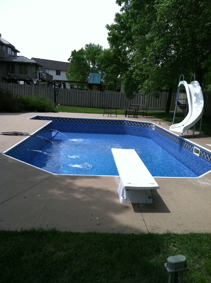 Pool Repair Project 1 - Traditional - Pool - Minneapolis - by Shamrock ...