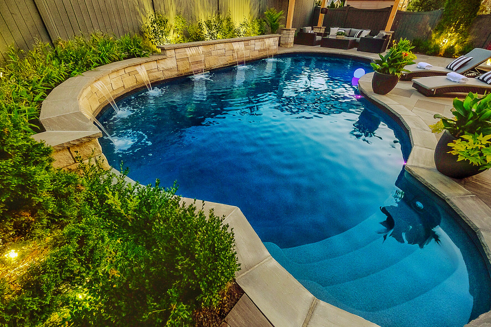 Pool Restoration And In Ground Spa Transitional Swimming Pool And Hot