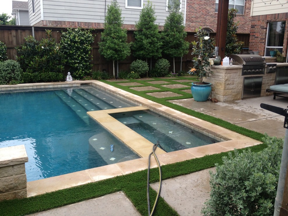 Pool Side Fun! - Contemporary - Swimming Pool & Hot Tub - Dallas - by ...