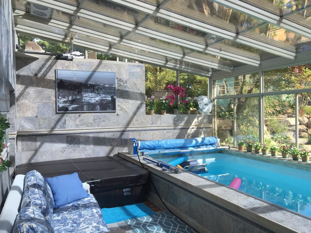 Pool Sunrooms - Traditional - Pool - Detroit - by Four Seasons Sunrooms ...